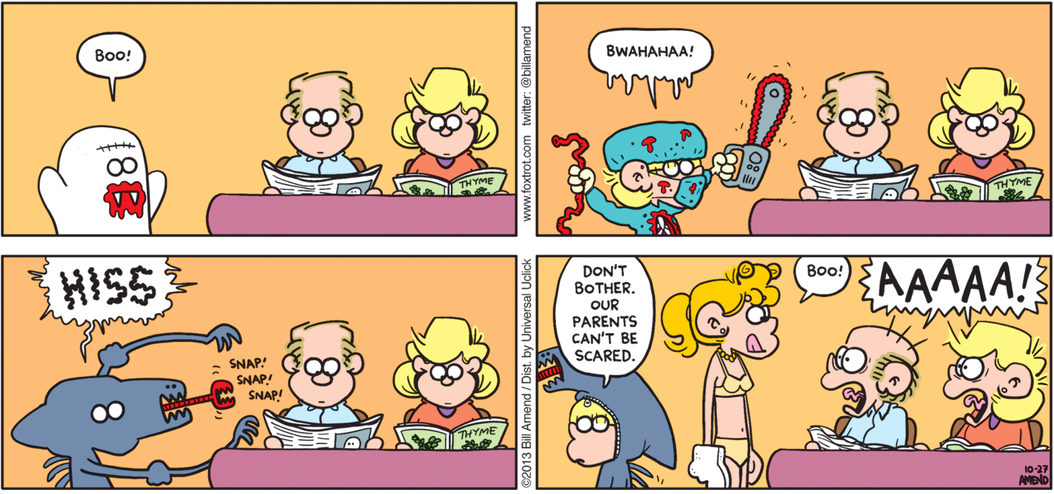Scare Different Halloween Foxtrot Comics By Bill Amend