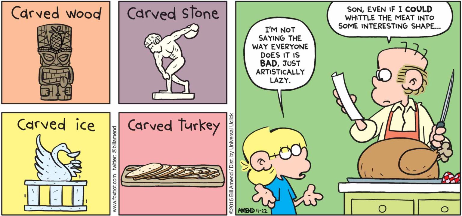From the FoxTrot Archives: Thanksgiving Comics | FoxTrot Comics by Bill ...