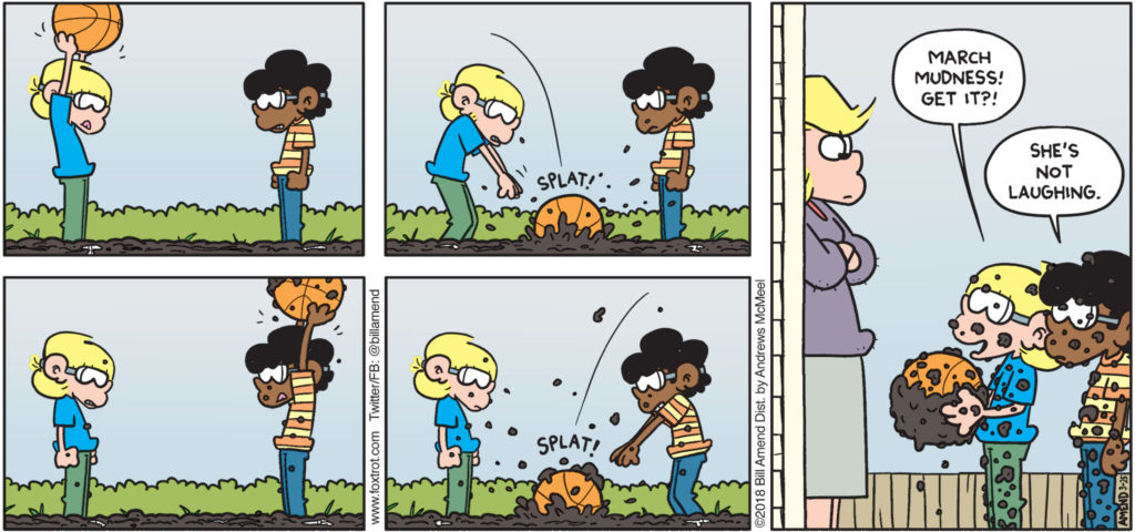 "March Mudness" | Basketball | FoxTrot Comics by Bill Amend