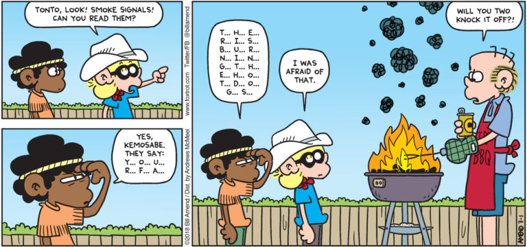 "Smoke Signals" | Food | FoxTrot Comics by Bill Amend