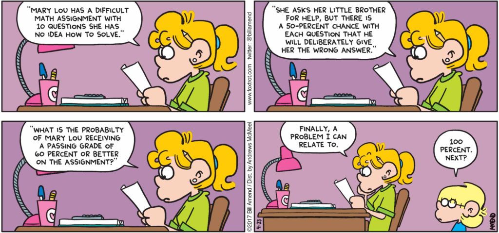 "Problematic" | Homework - Math | FoxTrot Comics by Bill Amend