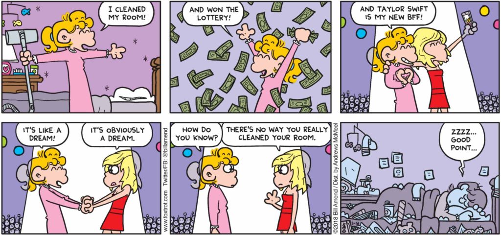 Like A Dream Taylor Swift Foxtrot Comics By Bill Amend