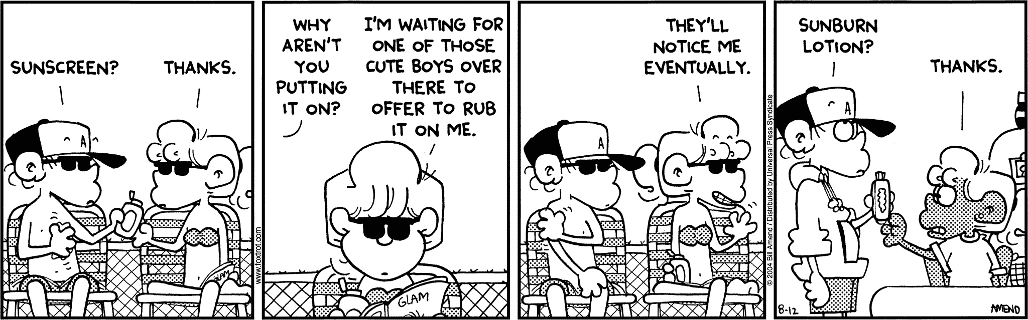 From the Archives: Summer Comics | FoxTrot Comics by Bill Amend