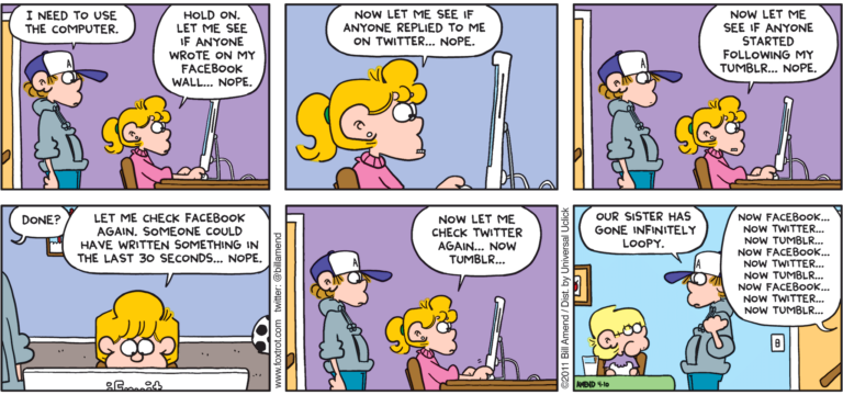 "Social Circle" | Social Media | FoxTrot Comics by Bill Amend