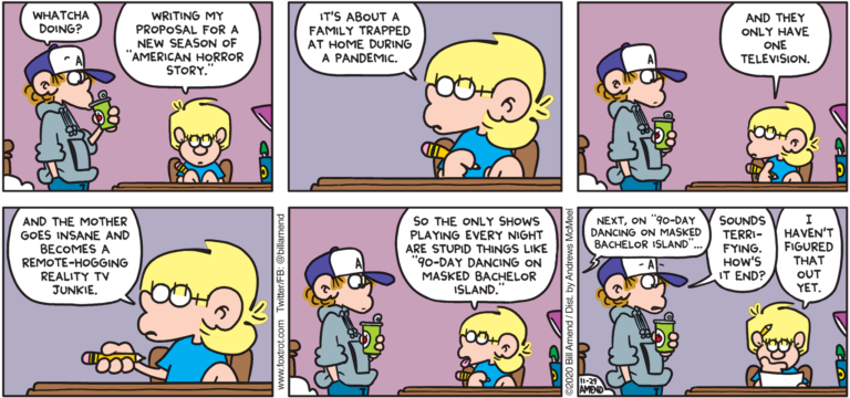 "The Horror" | Reality TV | FoxTrot Comics by Bill Amend