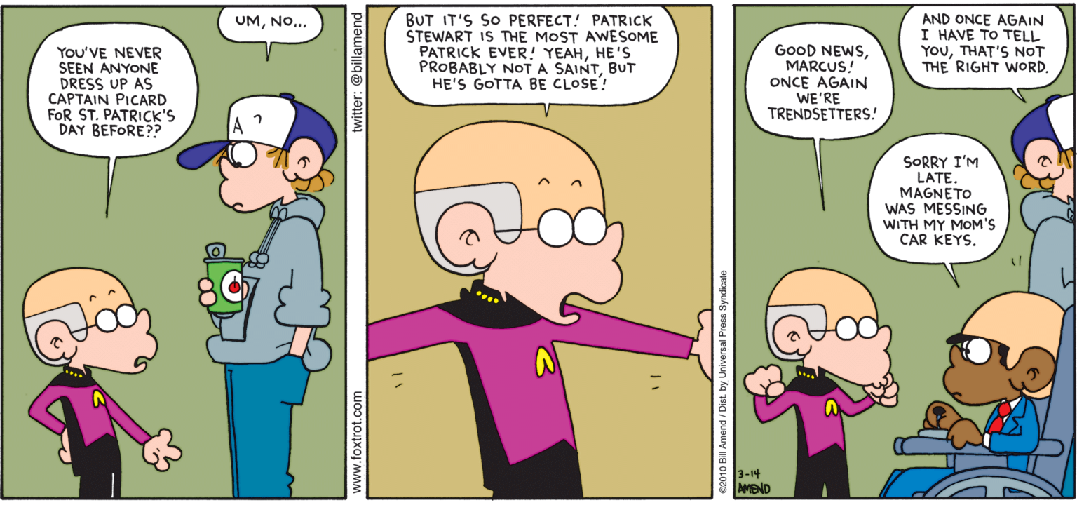 "Saint Patricks" | Star Trek - St. Patrick's Day | FoxTrot Comics by ...