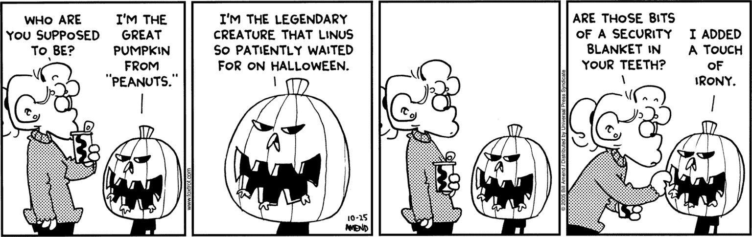 From The Foxtrot Archives Halloween Comics Foxtrot Comics By Bill