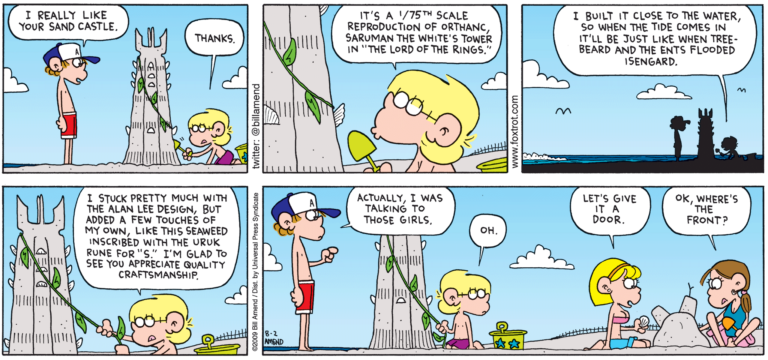 "Sandyman" | Lord of the Rings | FoxTrot Comics by Bill Amend