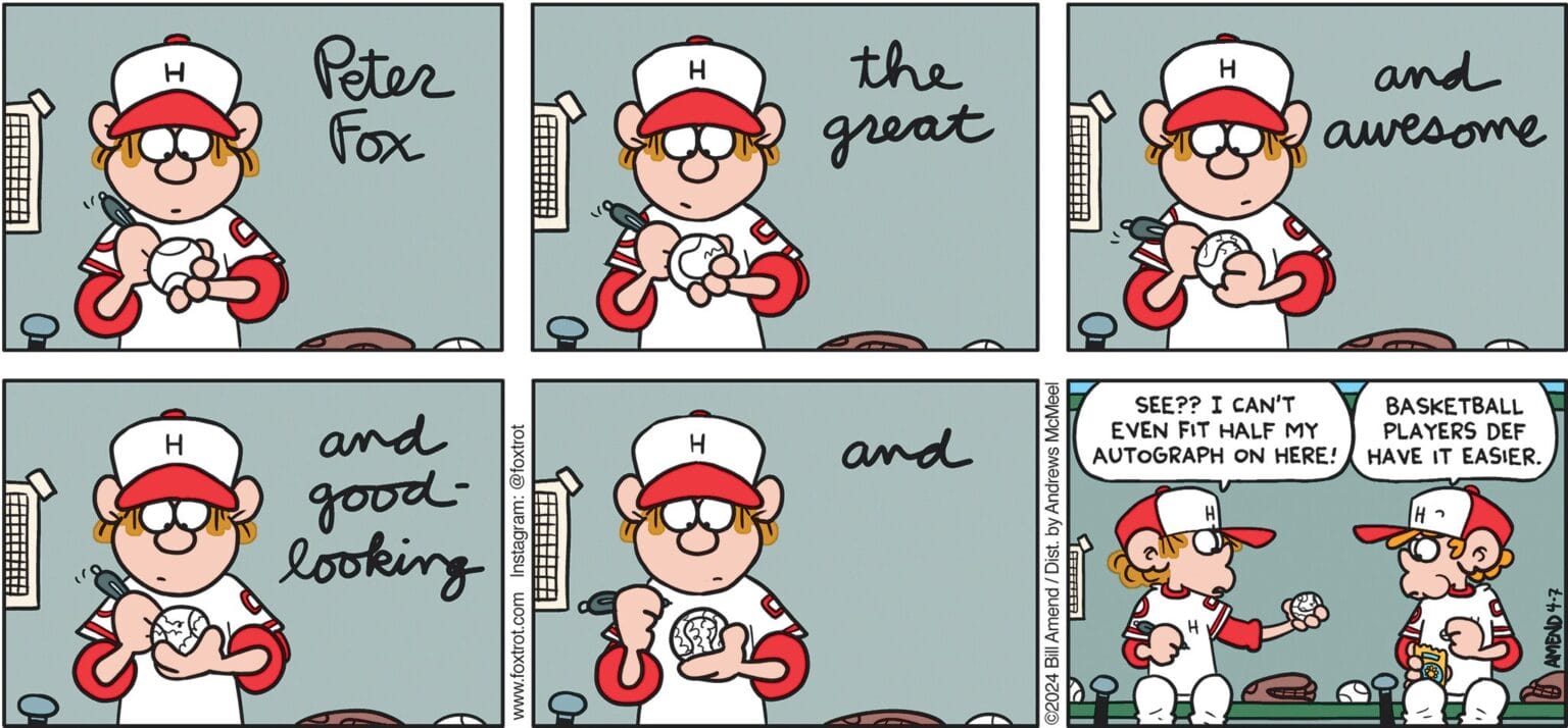 FoxTrot Comics by Bill Amend