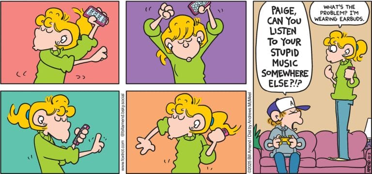 Couch Dancing | FoxTrot Comics by Bill Amend